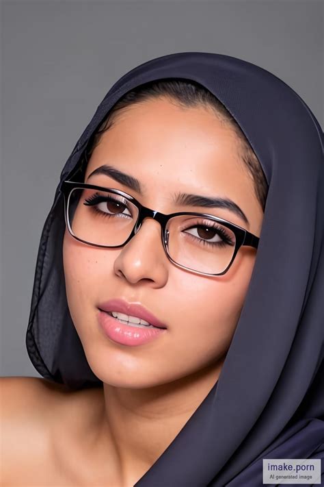 Imake Porn Arab Teen In Hijab And Glasses Face Covered With Lots Of Cum