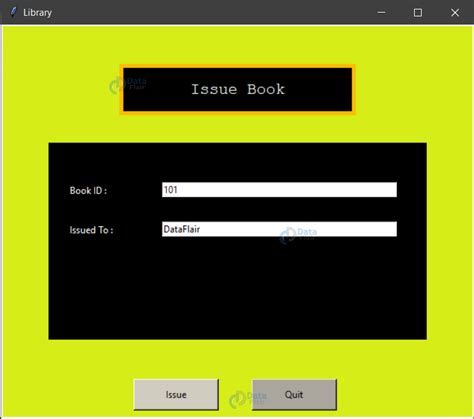 Library Management System Python Project With Source Code Dataflair