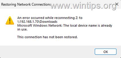 FIX The Local Device Name Is Already In Use On Windows Solved