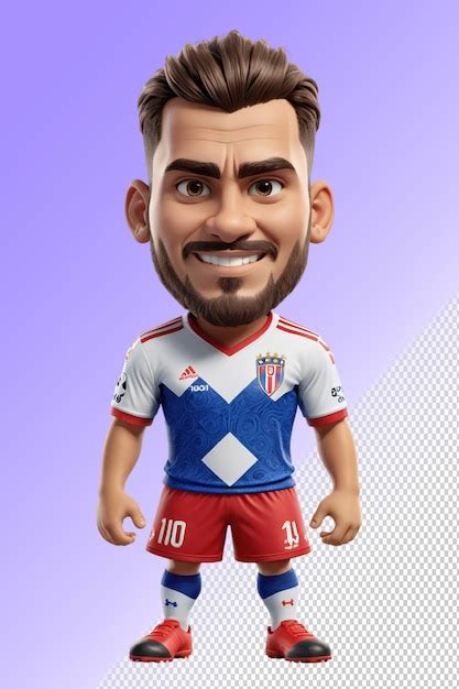 Premium Psd A Lego Head Of Soccer Player Wearing A Shirt With The