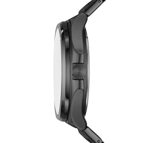 Fossil Bq2621 Evanston Automatic Black Stainless Steel 45mm