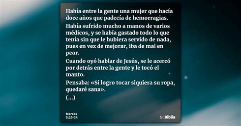 Marcos 525 34 Su Biblia