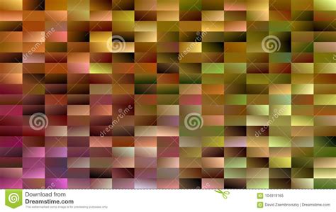 Geometrical Mosaic Rectangle Background Modern Vector Design Stock