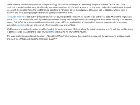 Overview Dell Powerscale Onefs And Peergfs Distributed Media Workflows Dell Technologies