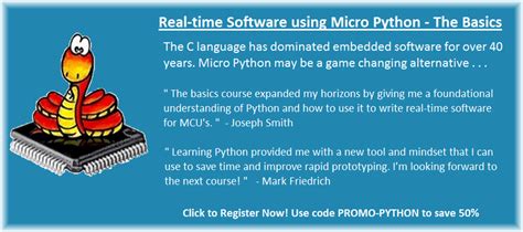 Micropythonslider Beningo Embedded Group