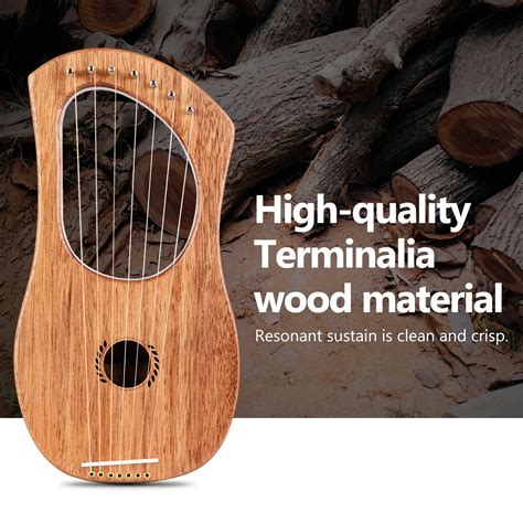 Ammoon 7 String Lyre Harp Ancient Style Lyres Term Vicedeal