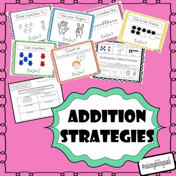 Addition Strategies By Raising Bilinguals TPT