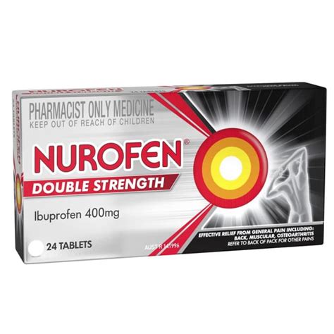 Shop Nurofen Double Strength 400 Mg 24 Tablets S3 Online