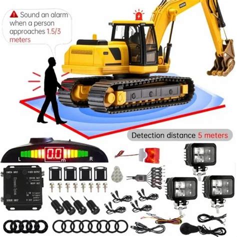 Forklift Reverse Anti Collision System Security And Distance Warning Alarm Anti Collision Radar