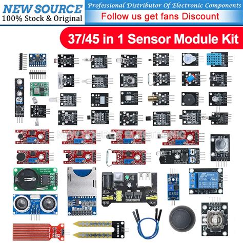 Kit Inicial De Módulos De Sensores 45 Em 1 Melhor Que 37 De Sensor