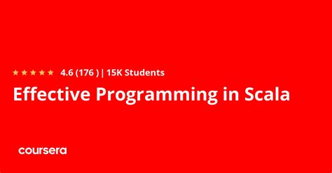 Effective Programming In Scala Coursera