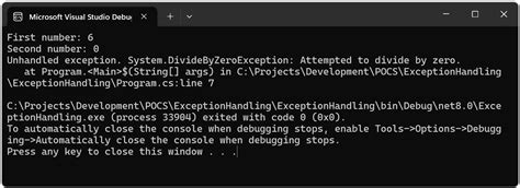 Exception Handling In C Tutorial Kens Learning Curve