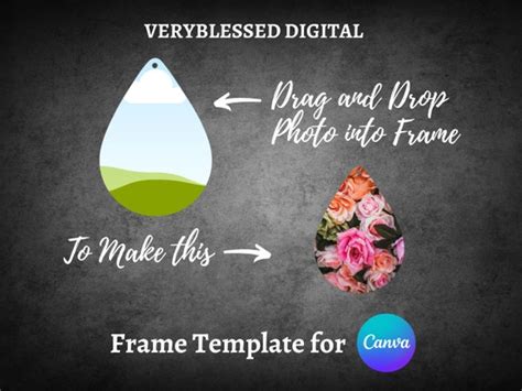 Canva Frame Canva Template Canva Frames Canva Design Canva Etsy