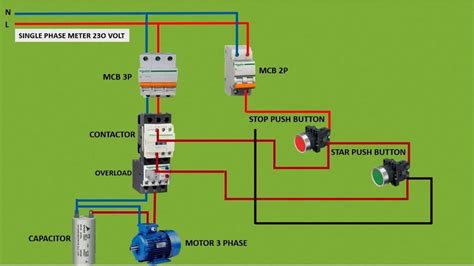 How To Run 3 Phase Motor On Single Phase Using Capacitor Youtube