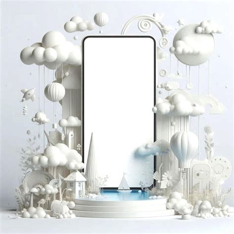 Layered Psd Mobile Mockup For Detailed Ui Customization Premium Ai