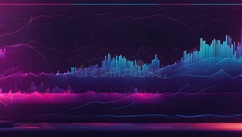 Dynamic Graph With Fluctuating Data Points In Vibrant Colors Stock Illustration Illustration