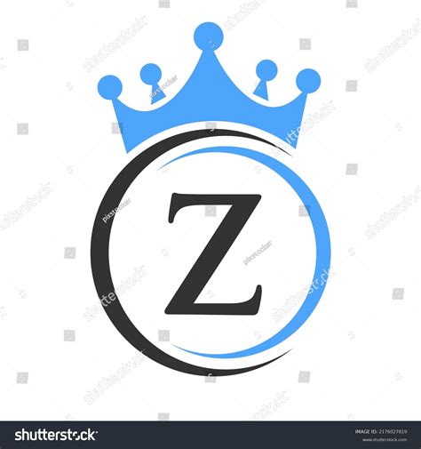 Letter Z Elegant Crown Logo Template Stock Vector Royalty Free