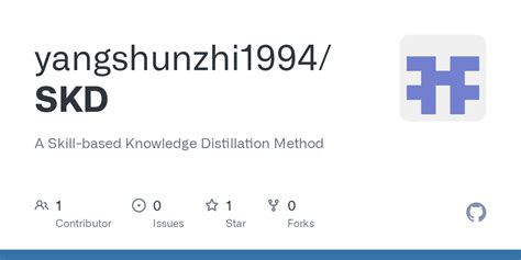 Github Yangshunzhi1994skd A Skill Based Knowledge Distillation Method