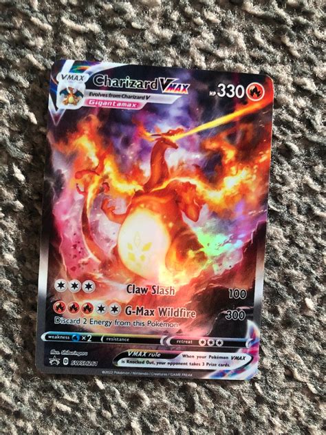 Charizard Vmax Swsh261 Alt Full Art Black Star Promo Charizard Upc Pokemon