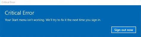 Fixed Start Menu Not Working On Windows