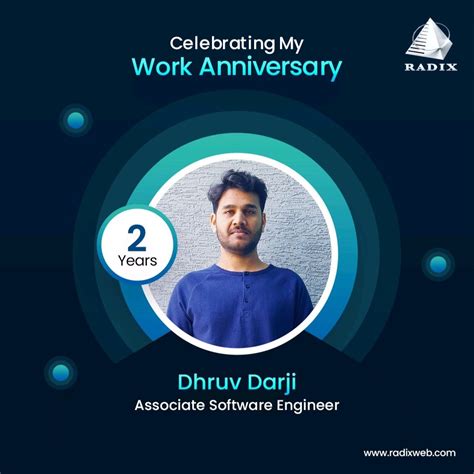 Dhruv Darji On Linkedin Radixwebworkanniversary Lifeatradix Proudradixian Workmilestone