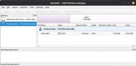 KDE Partition Manager RebornOS Wiki