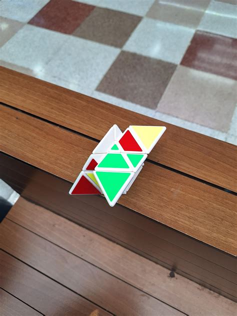 Can Anyone Identify This Pyraminx Type Cube It Turns In The Edges R Cubers