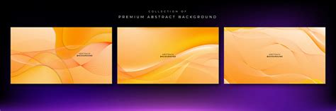 추상 주황색 노란색 기하학적 모양 벡터 기술 배경 디자인 브로셔 웹사이트 전단지 기하학적 3d 모양 벽지 포스터 인증서 프리젠