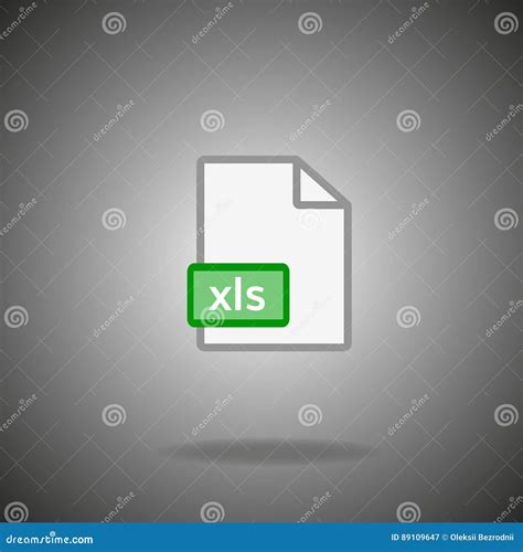 Xls File Icon Table Xls Document Symbol Stock Vector Illustration Of Token Button