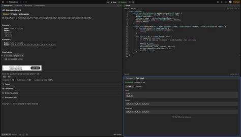 100daysofcode Leetcode Java Backtracking Permutations Duplicates