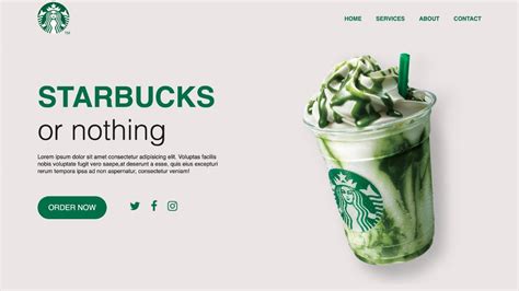 Starbucks Responsive Landing Page Website Step By Step Explanation