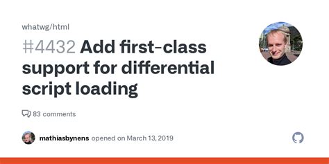 Add First Class Support For Differential Script Loading · Issue 4432