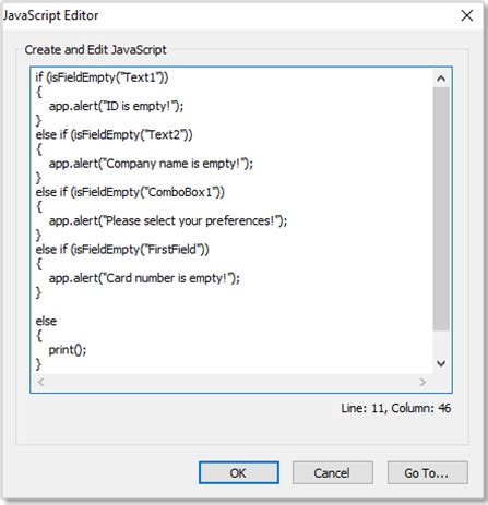 How To Validate Field Contents Right PDF Support Center