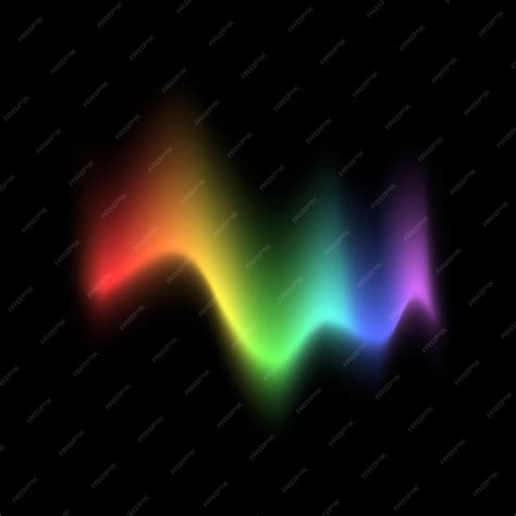 premium vector color rainbow light effect gradient translucent overlay