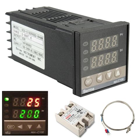 Digital 220v Pid Rex C100 Temperature Controller Grandado