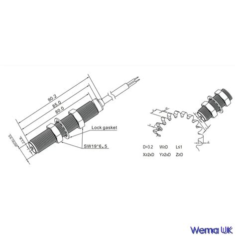 Tachometer Inductive Sensor Wema Uk