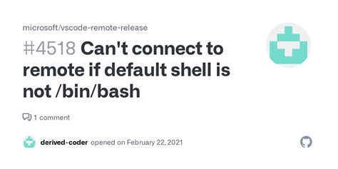Cant Connect To Remote If Default Shell Is Not Binbash · Issue 4518 · Microsoftvscode