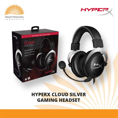 HyperX Cloud Pro Gaming Headset Silver - Sinar Prakasa Indonesia