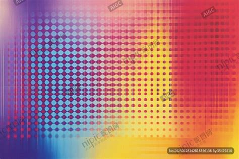 Ai创作图渐变 半调 图案 背景 色彩 多彩 几何 网点 抽象 视 色调 光影 样式 纹理 设计 昵图网