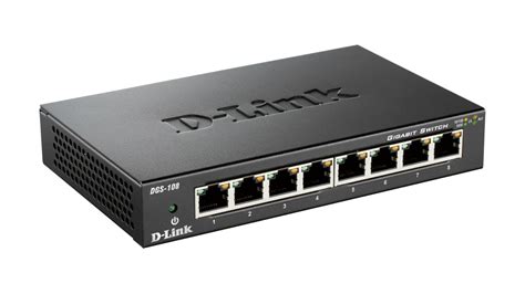 Switch De 8 Puertos D Link Dgs 108 Panafonic