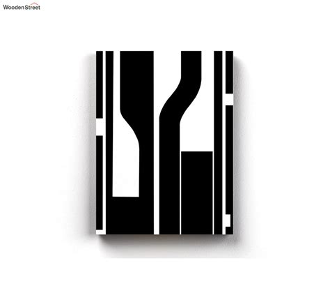 buy black and white cipher prime canvas printed wall frame 22 x 30 inch at 20 off online