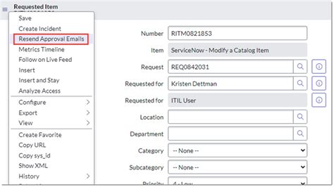 Resending Approval Emails In Servicenow