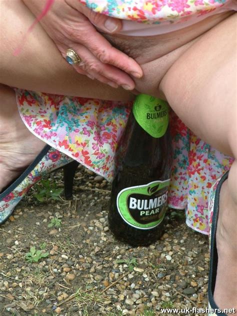 Bottle Fucking In Public