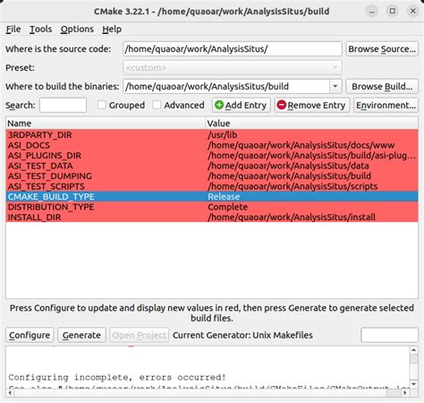 Analysis Situs Build On Linux