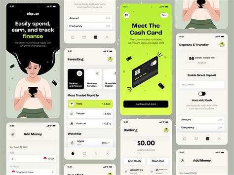 fintech app ui by ofspace ux ui on dribbble