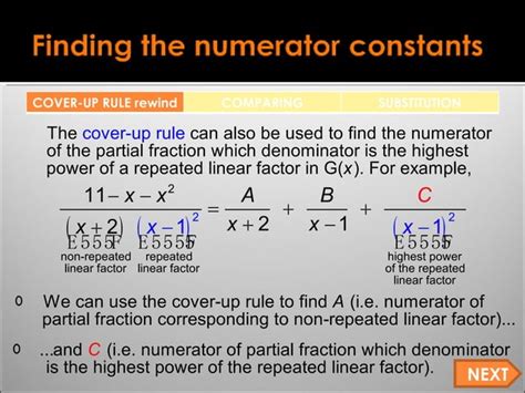 Revision Partial Fractions Ppt