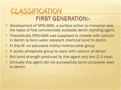 Dentin Bonding Agents Ppt Dental Health Diseases And Conditions