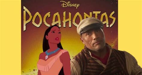 Support Grows For Dwayne Johnson In Pocahontas Remake Disney Dining