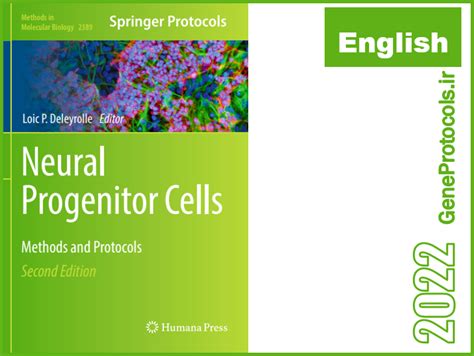 سلول های پیش ساز عصبی روشها و پروتکل ها Neural Progenitor Cells Methods And Protocols ژن