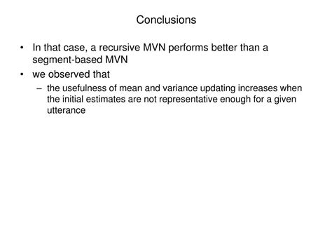 Ppt On Real Time Mean And Variance Normalization Of Speech Recognition Features Powerpoint